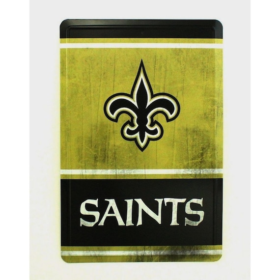 New Orleans Saints Tin Team Sign Retro Style Sign is the - Etsy