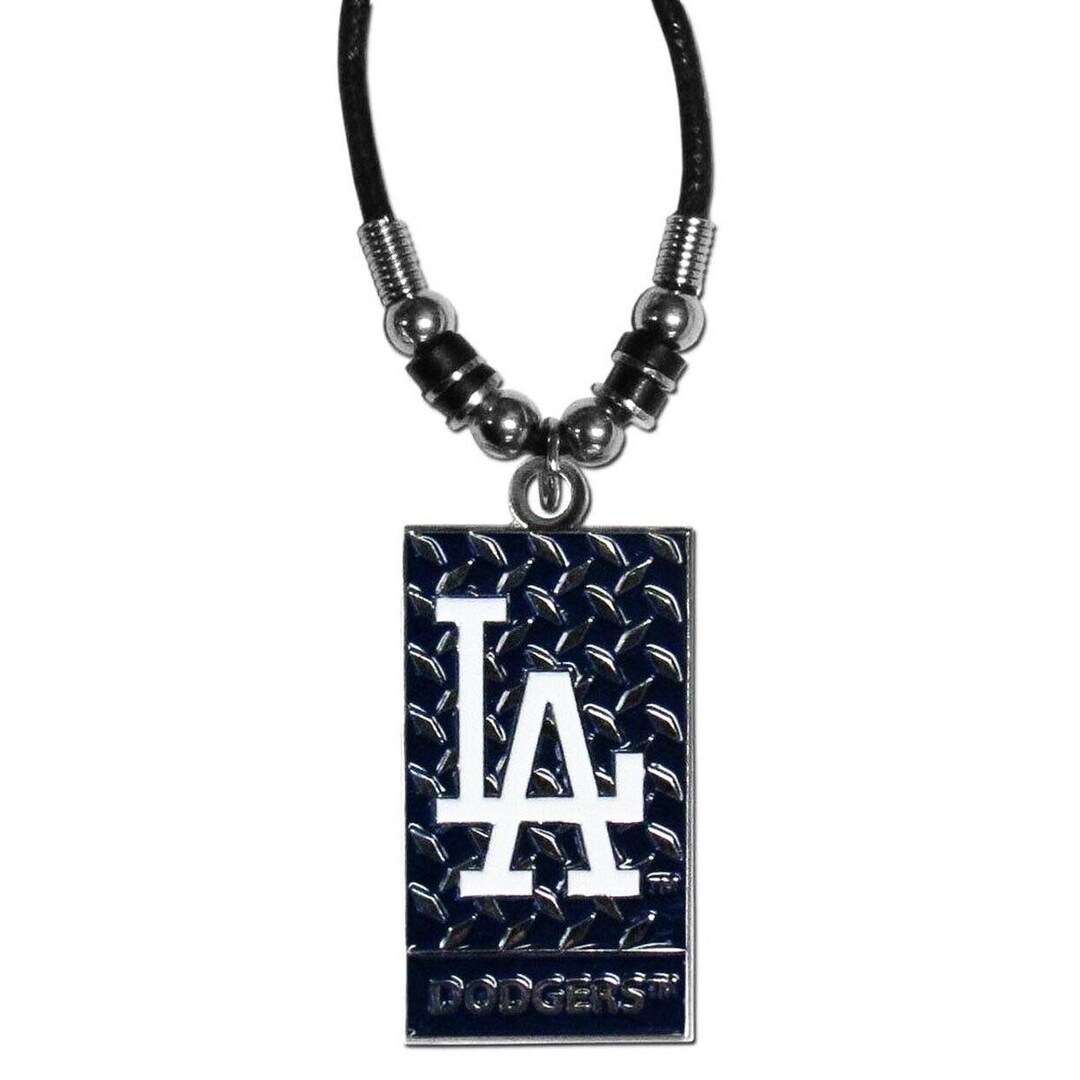 Los Angeles Dodgers MLB Baseball Official Diamond Plate Rope Pendant ...