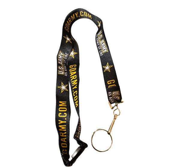 U.S ARMY Neck Lanyard Keychain an Army of One USA - Etsy
