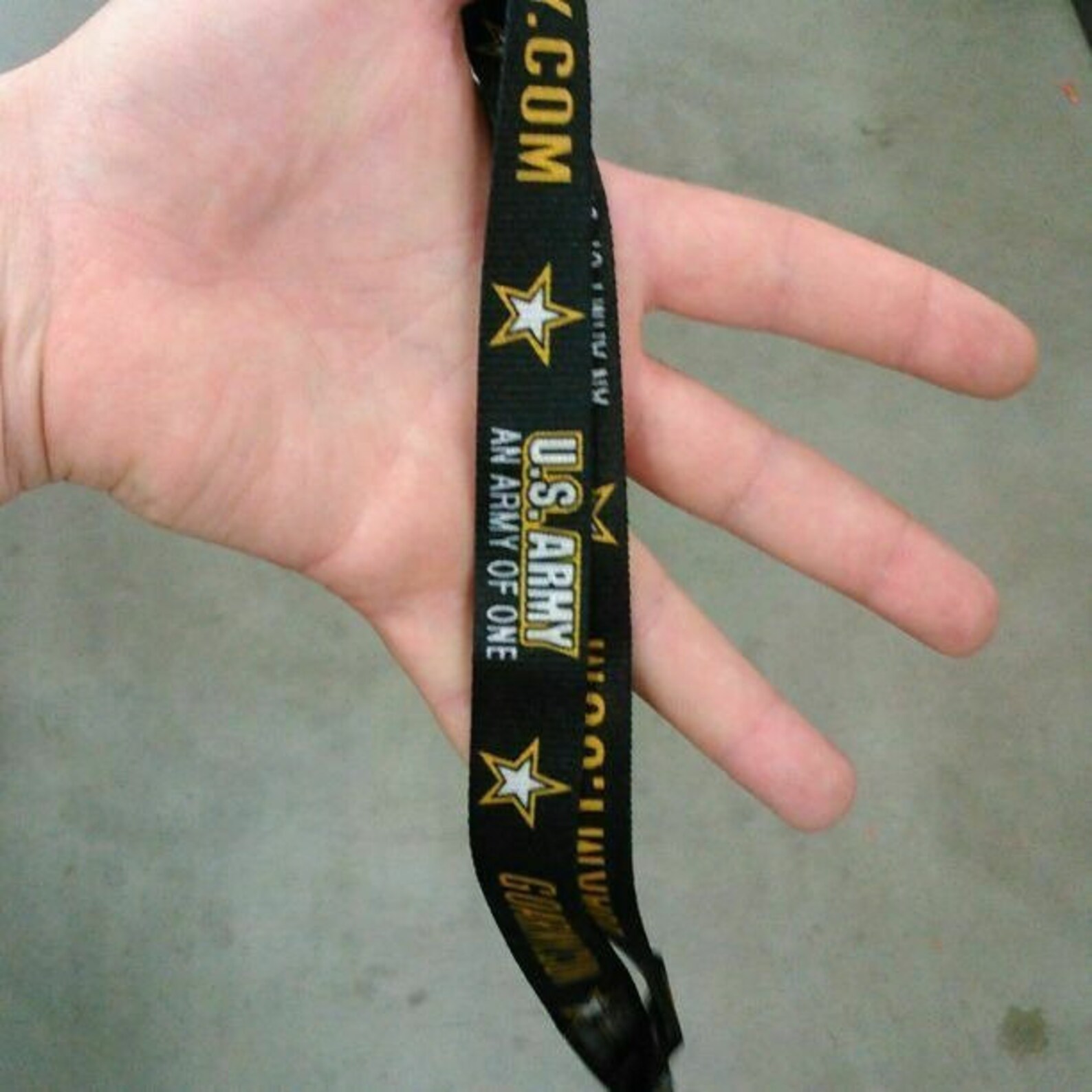 U.S ARMY Neck Lanyard Keychain an Army of One USA - Etsy