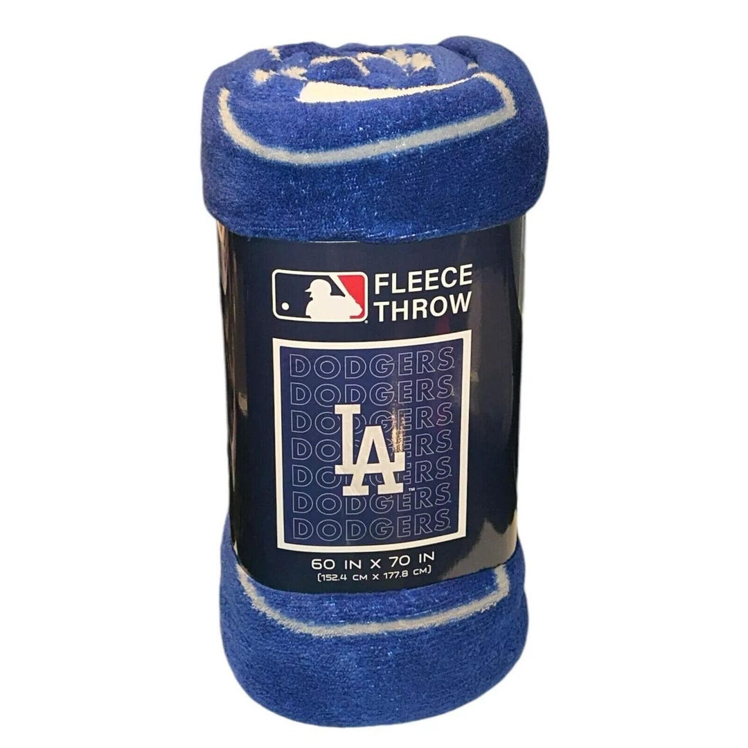 Los Angeles Dodgers Official Merch Echo Plush Blanket Throw Larger Size ...