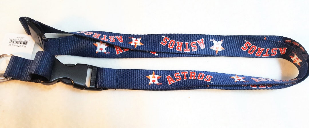 HOUSTON ASTROS Lanyard Keychain Breakaway Style MLB Licensed New - Etsy