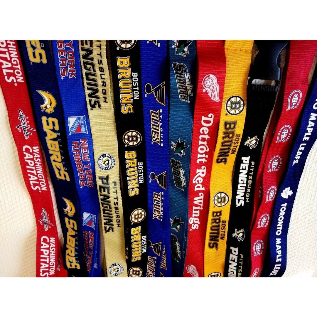 NHL Lanyard Breakaway Keychain Detachable Clip Licensed You Choose Your ...