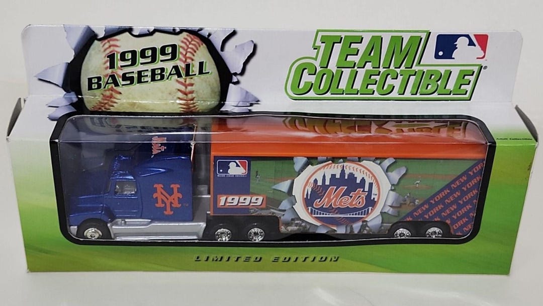 1999 New York Mets Hauler Semi Diecast Tractor Trailer Truck by White ...