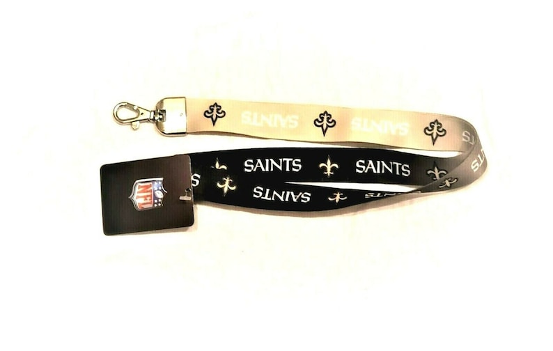 New Orleans Saints PSG Omber Lanyard Keychain Reversible With | Etsy