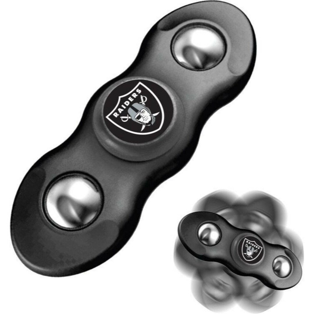 Oakland Raiders 2 Prong Flik Fidget Spinner Hand Spinner Original Team ...
