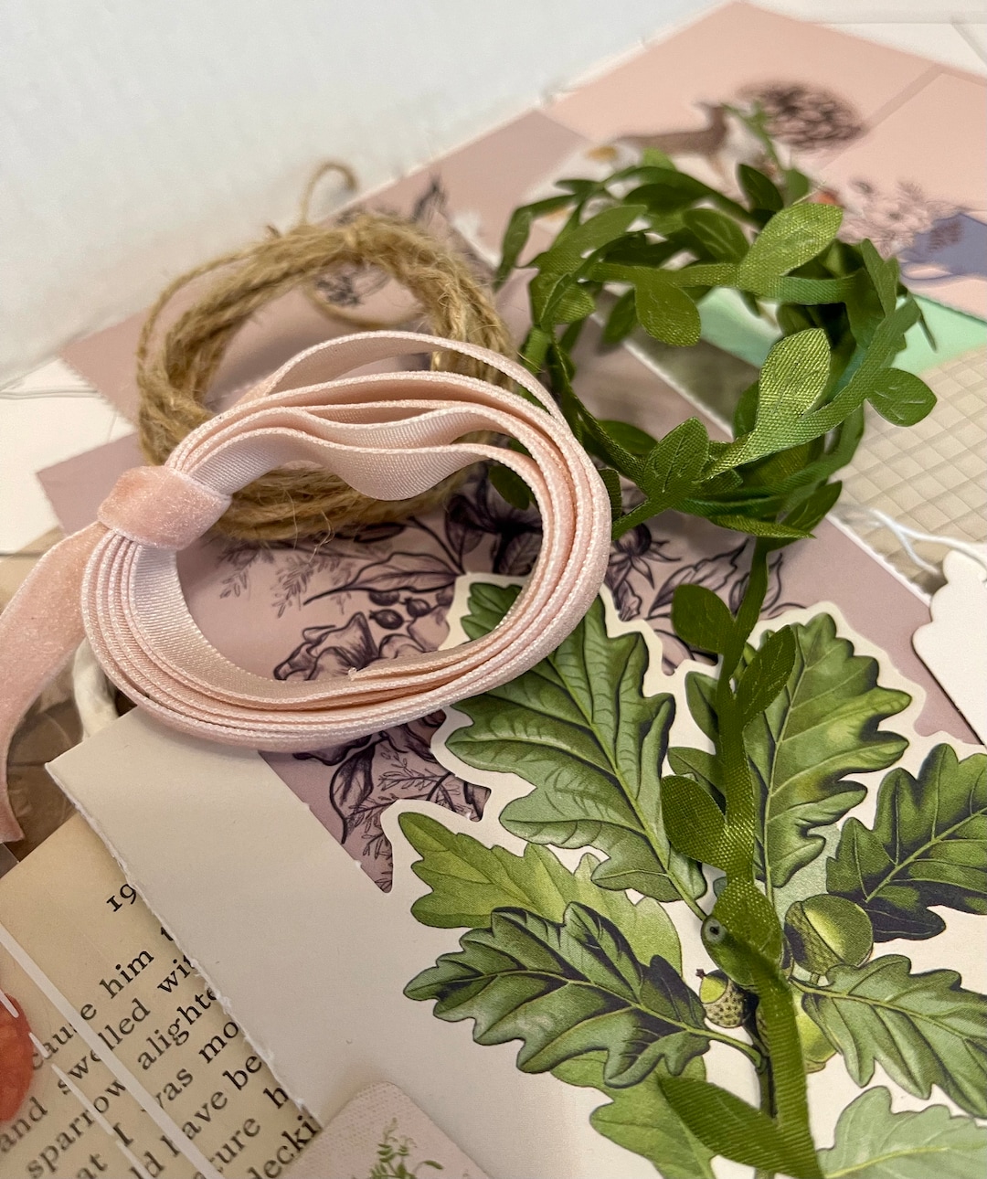 Nature Themed Junk Journal Kit - Etsy