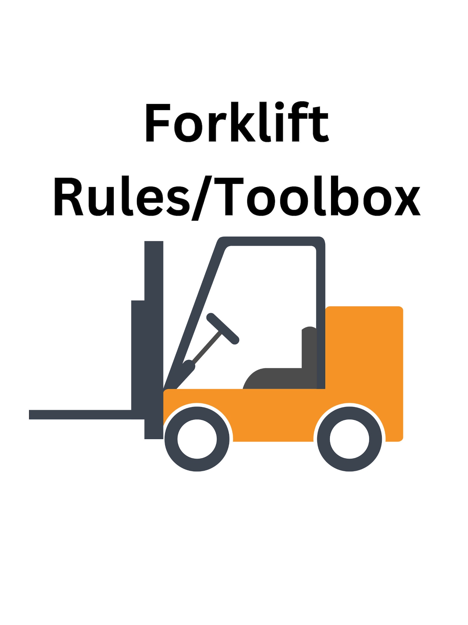 Forklift Tool Box Talk Documents for OSHA Compliance / Safety Managers ...