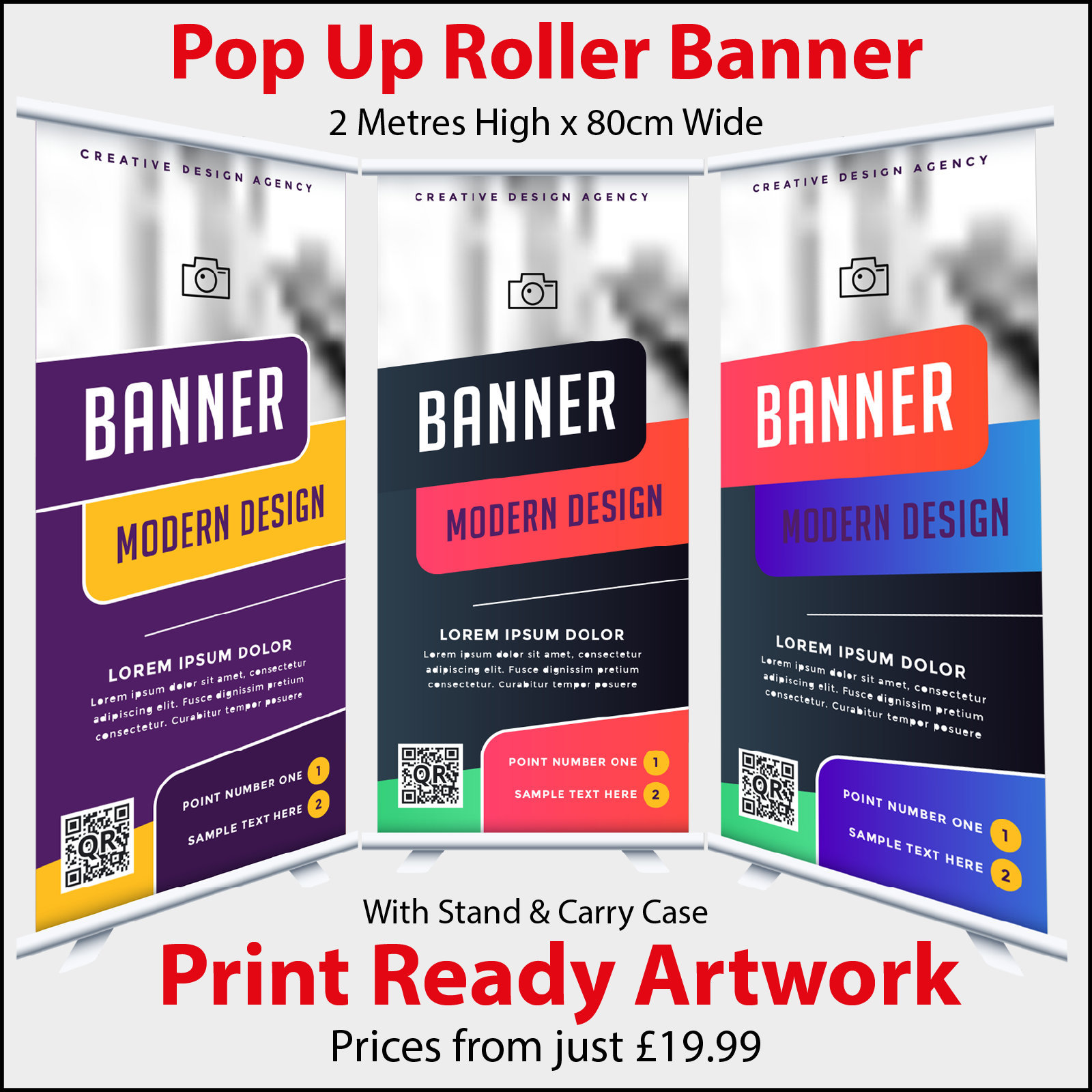 Roller Banner Display Stand Pull/pop Up. Fully Printed From Your ...