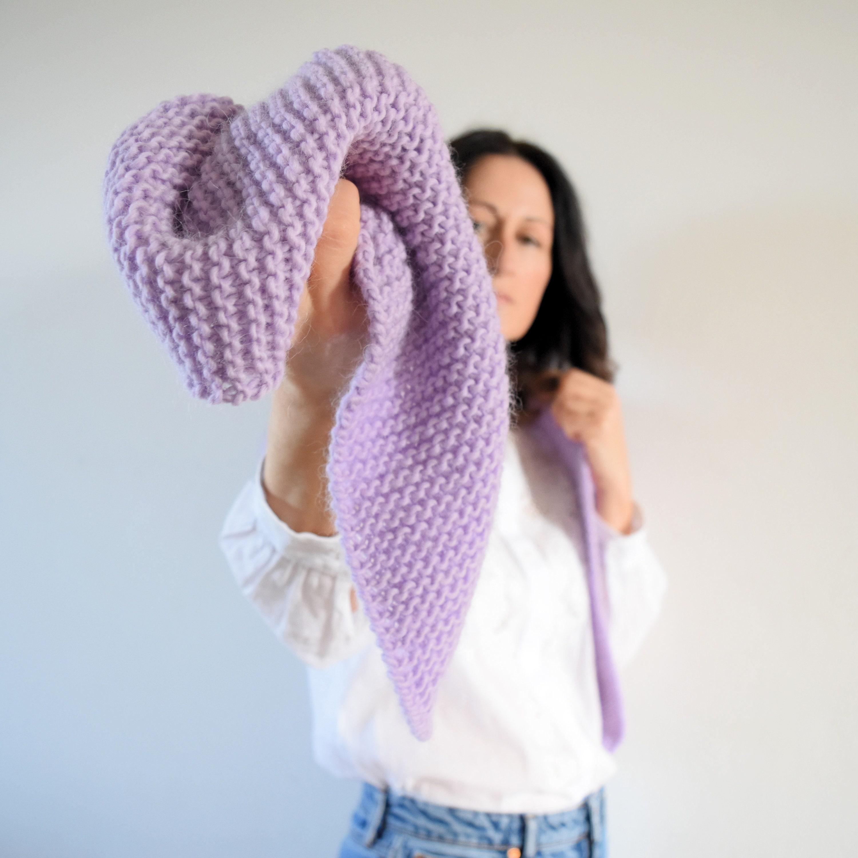 Tribeca Scarf Knitting Pattern: Beginner Friendly (english and Italian ...