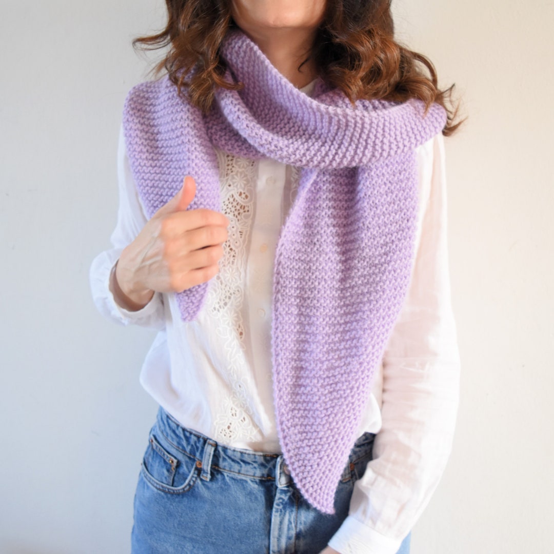 Tribeca Scarf Knitting Pattern: Beginner Friendly (english and Italian ...