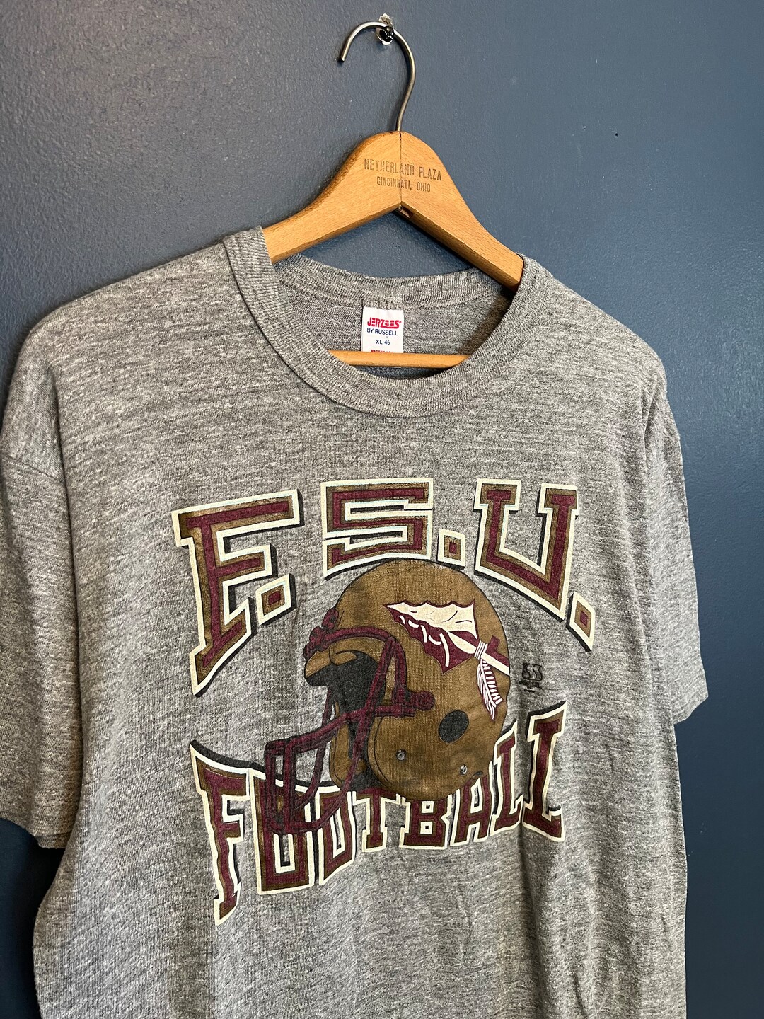 Vintage 80s Florida State University University Football Tee - Etsy