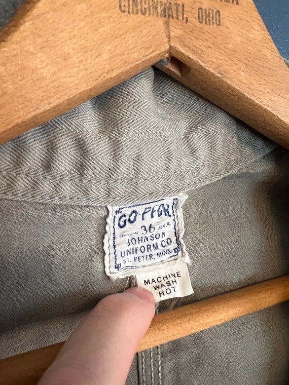 Vintage 40’s Gopfor Johnson Uniform Sanforized Work J… - Gem