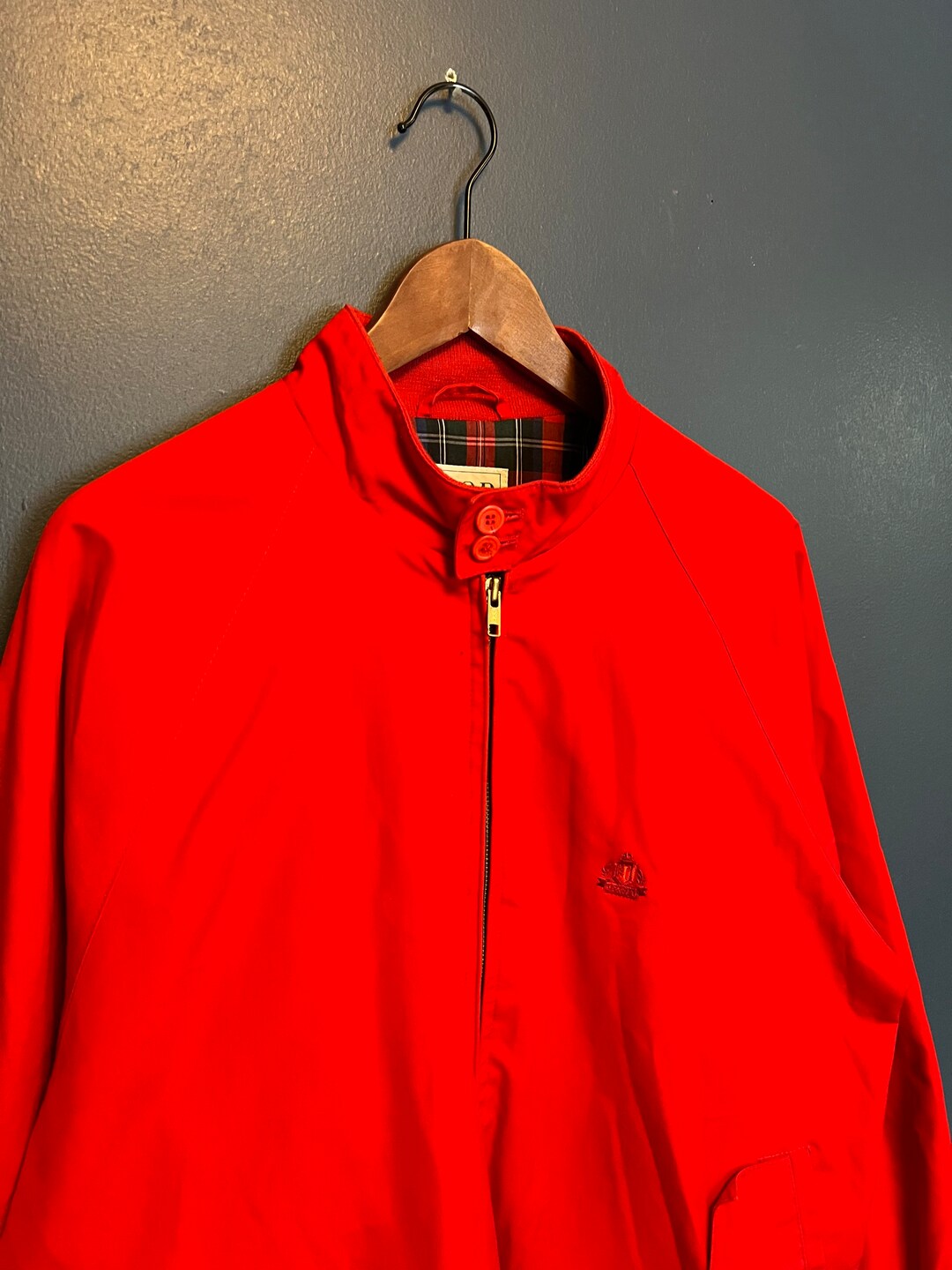 Vintage 90s Izod Lacoste Crest Embroidered Light Zip Jacket Size Large - Etsy