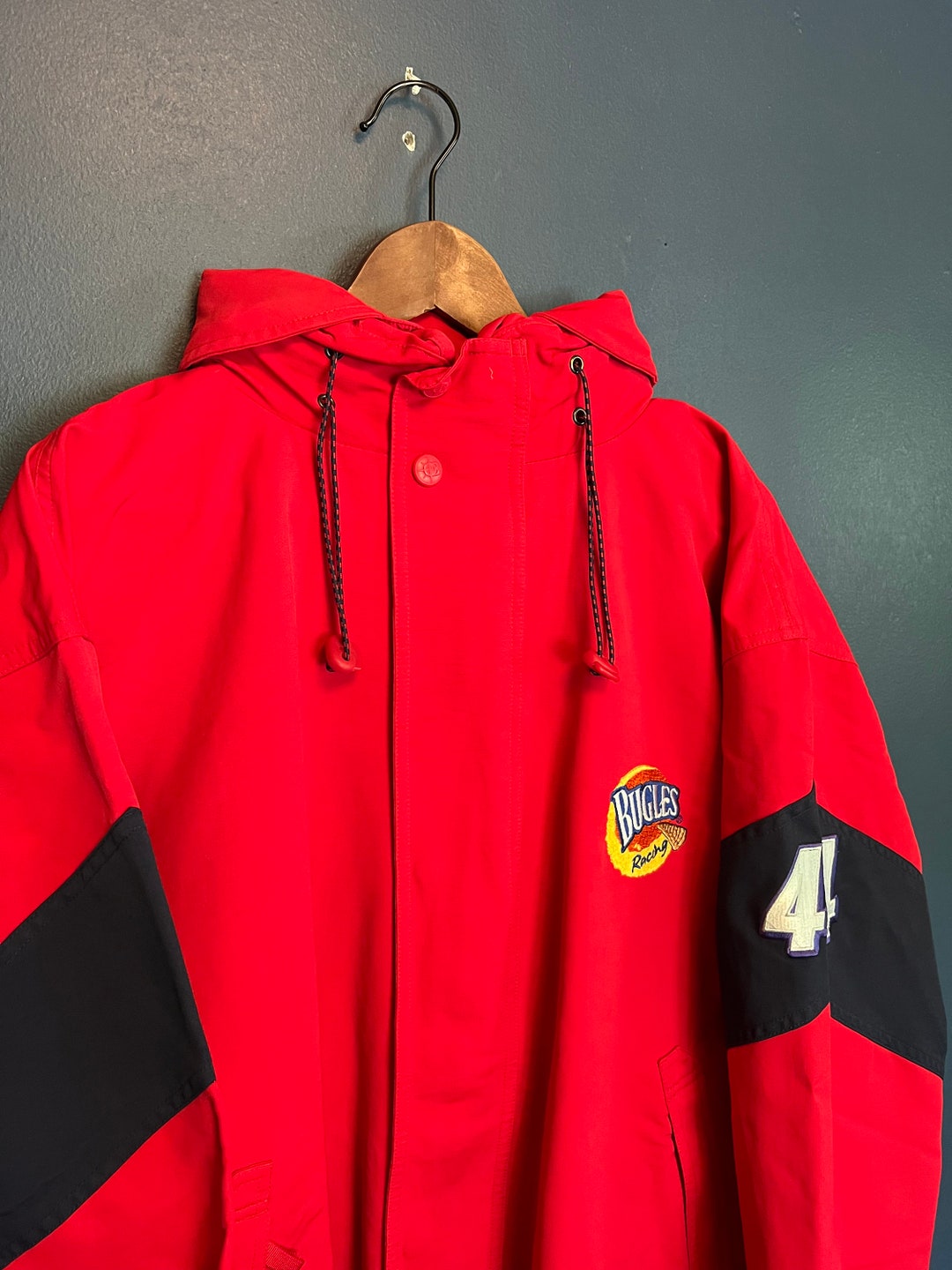 Vintage 90s NASCAR Richard Petty Bugles Racing Team Jacket Size Large ...