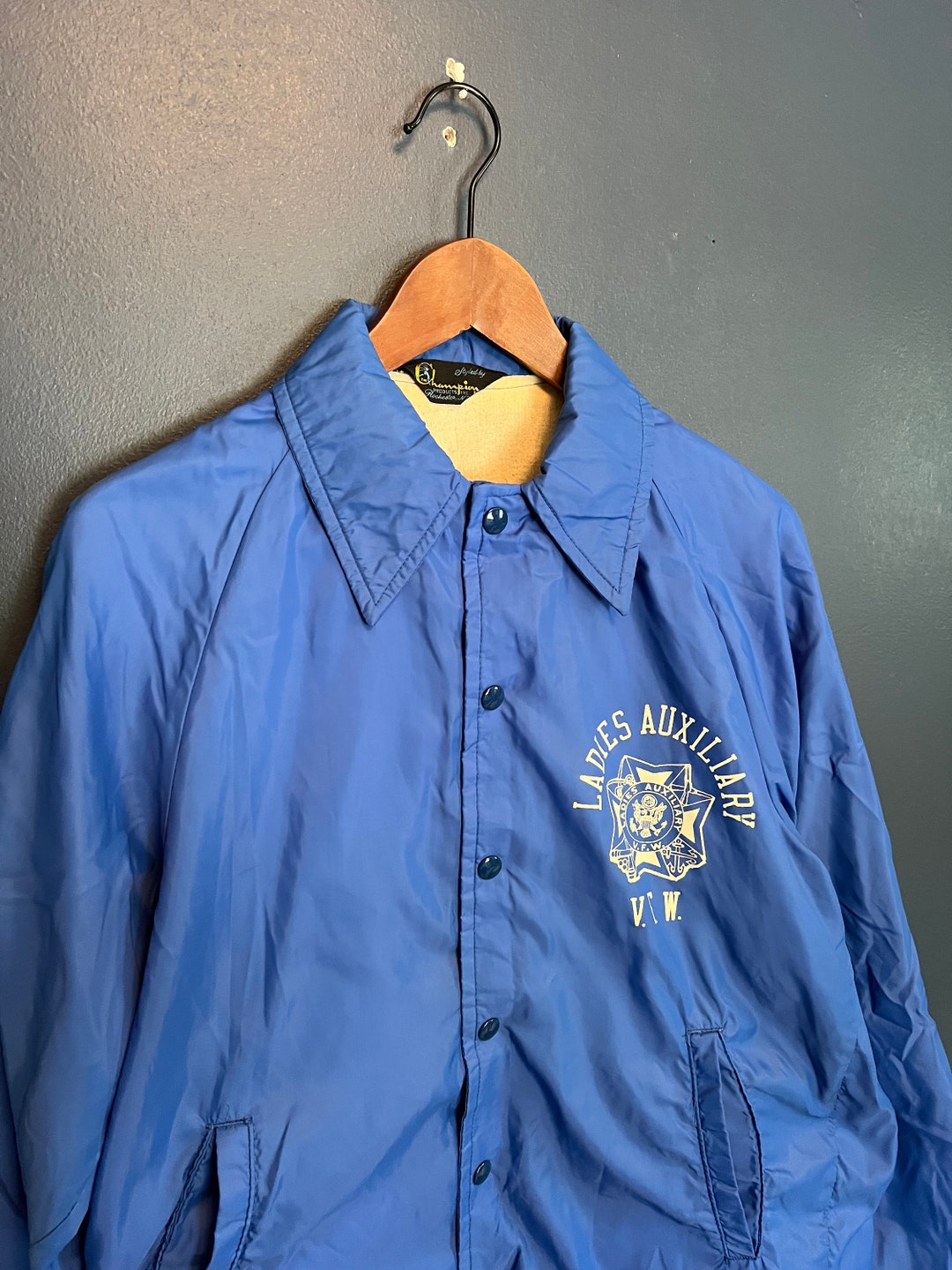 Vintage 60s Champion Running Man Coaches Jacket Size Medium/large - Etsy