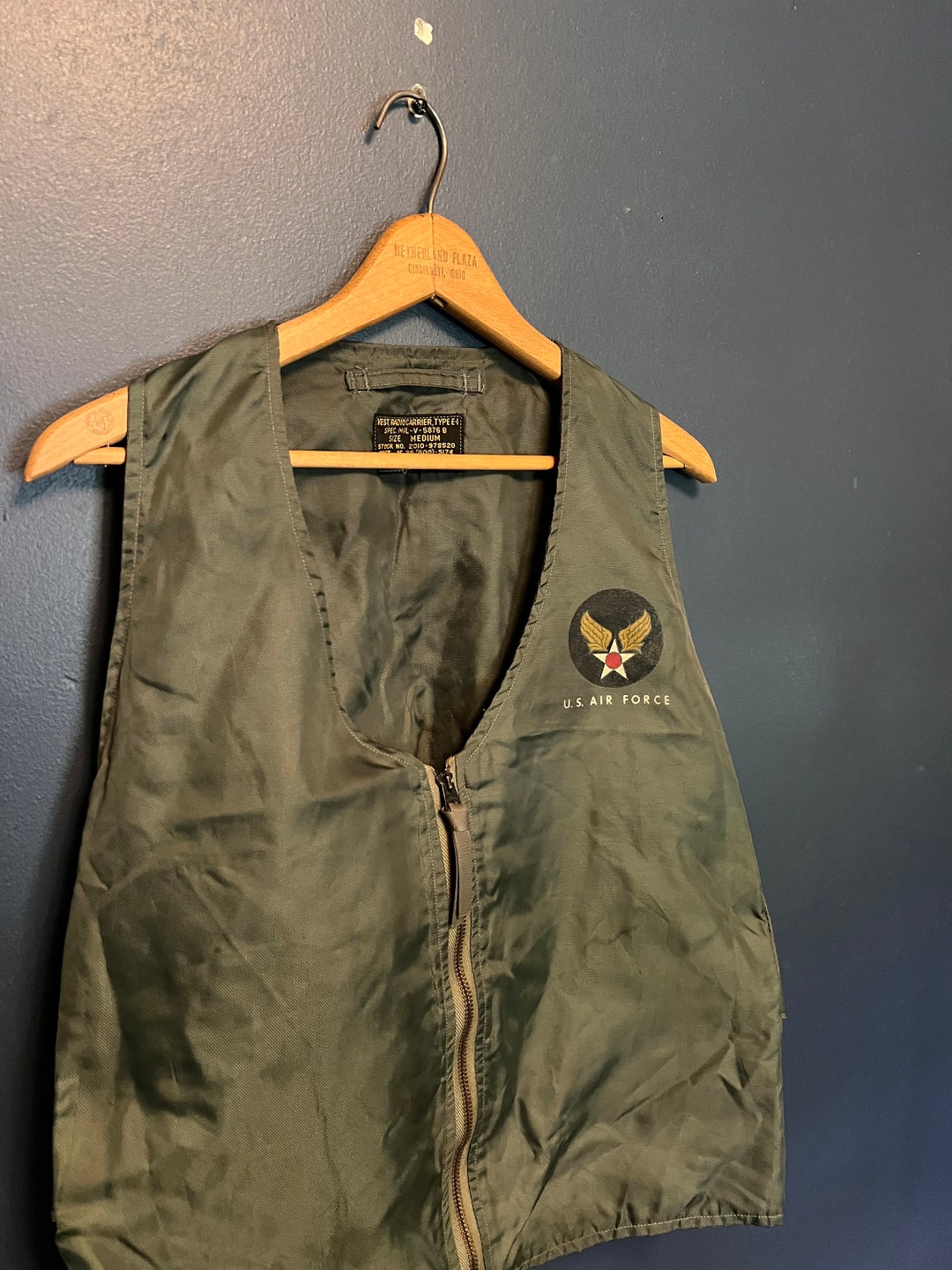 Vintage 50s USAF Type E-1 Vest Size Medium - Etsy