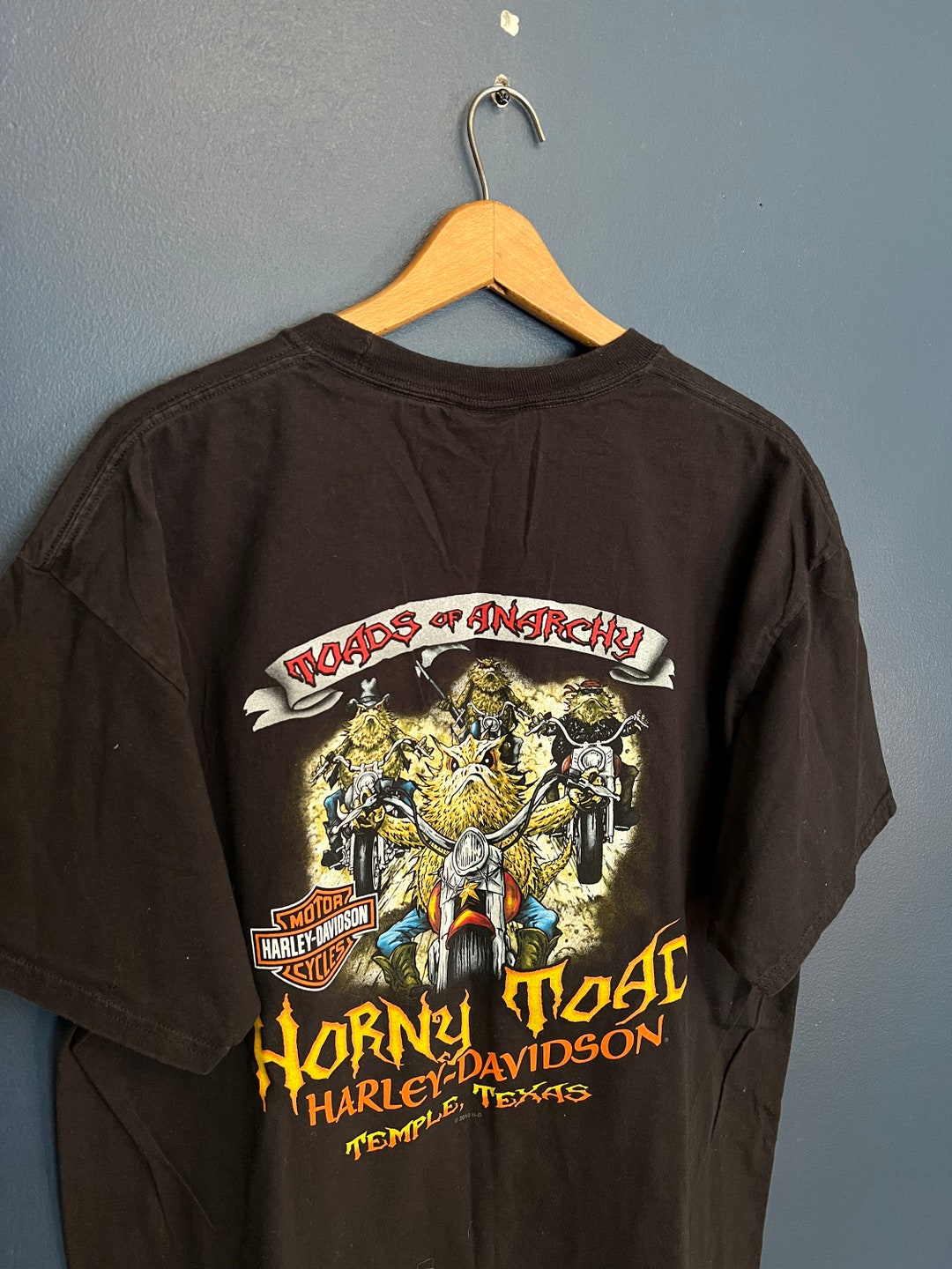 Y2K Harley Davidson Motorycles Horny Toad Tee Size XL - Etsy