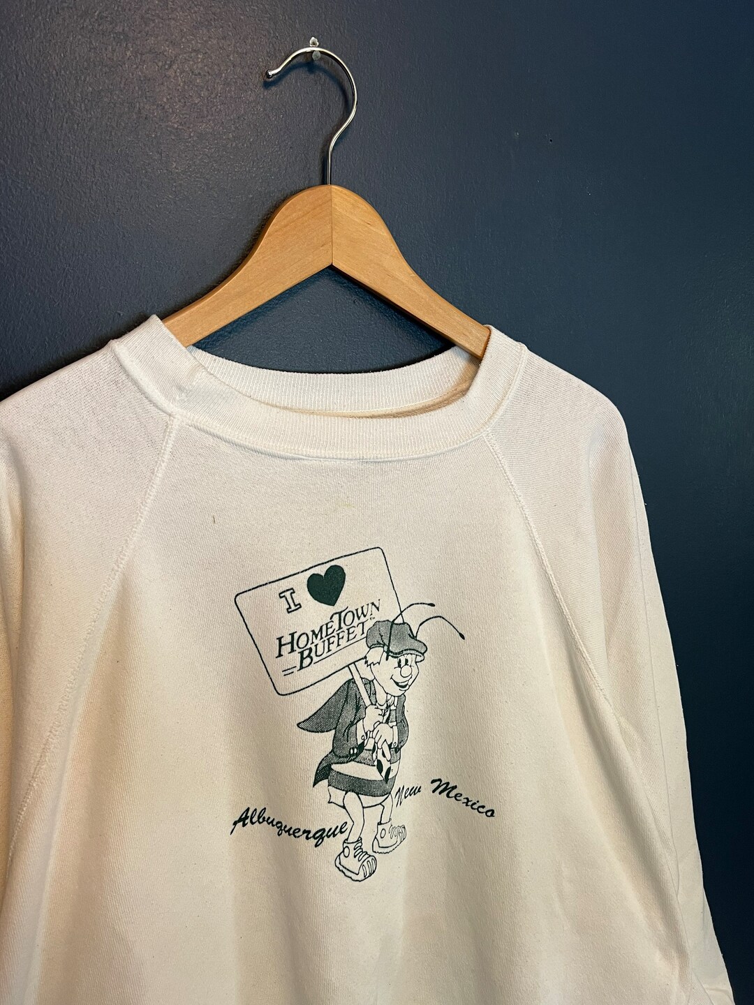 Vintage 80s Hometown Buffett Albuquerque New Mexico Crewneck Size XX ...