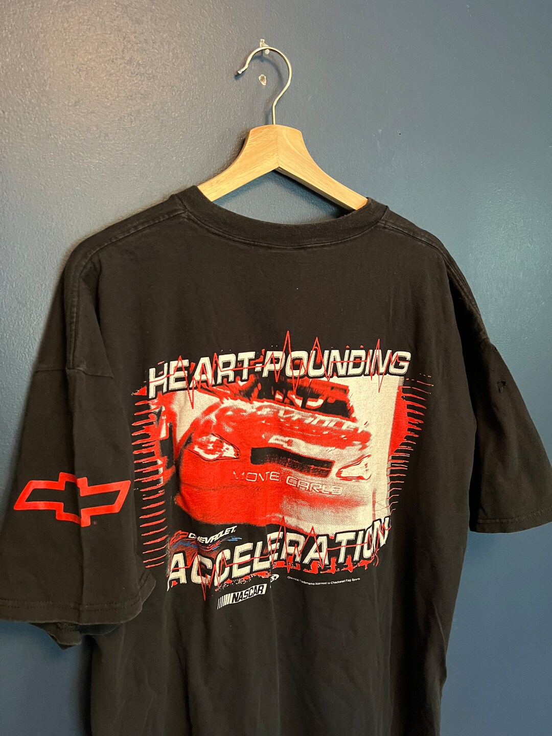 Vintage 90s NASCAR Chevy Racing T Shirt Tee Size 2XL - Etsy