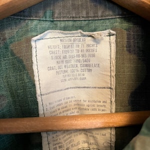 Vintage 70s EDL Camo USMC Field Jacket Size Medium - Etsy