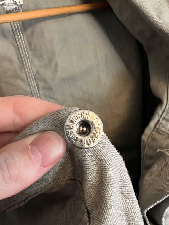 Vintage 40’s Gopfor Johnson Uniform Sanforized Work J… - Gem