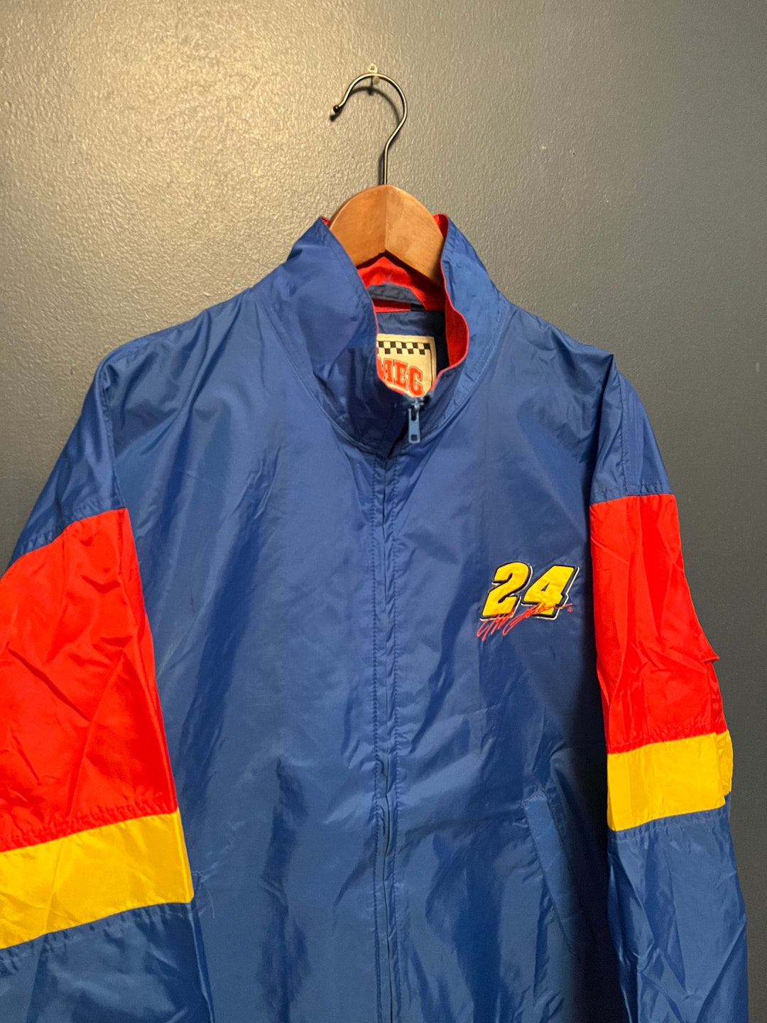Vintage 90s NASCAR Jeff Gordon NUTMEG Racing Windbreaker - Etsy