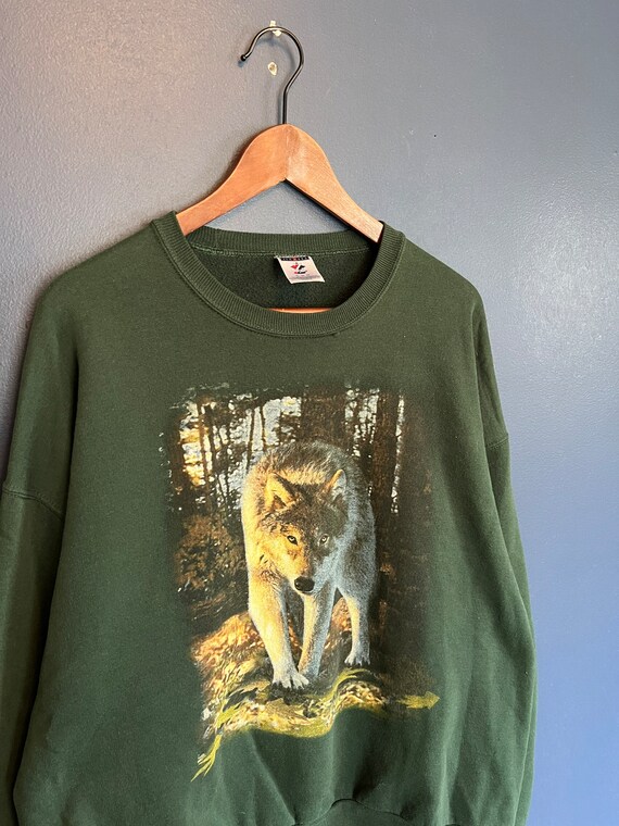 y2k vintage wolf nature - Gem
