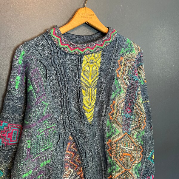 Coogi Sweater - Etsy