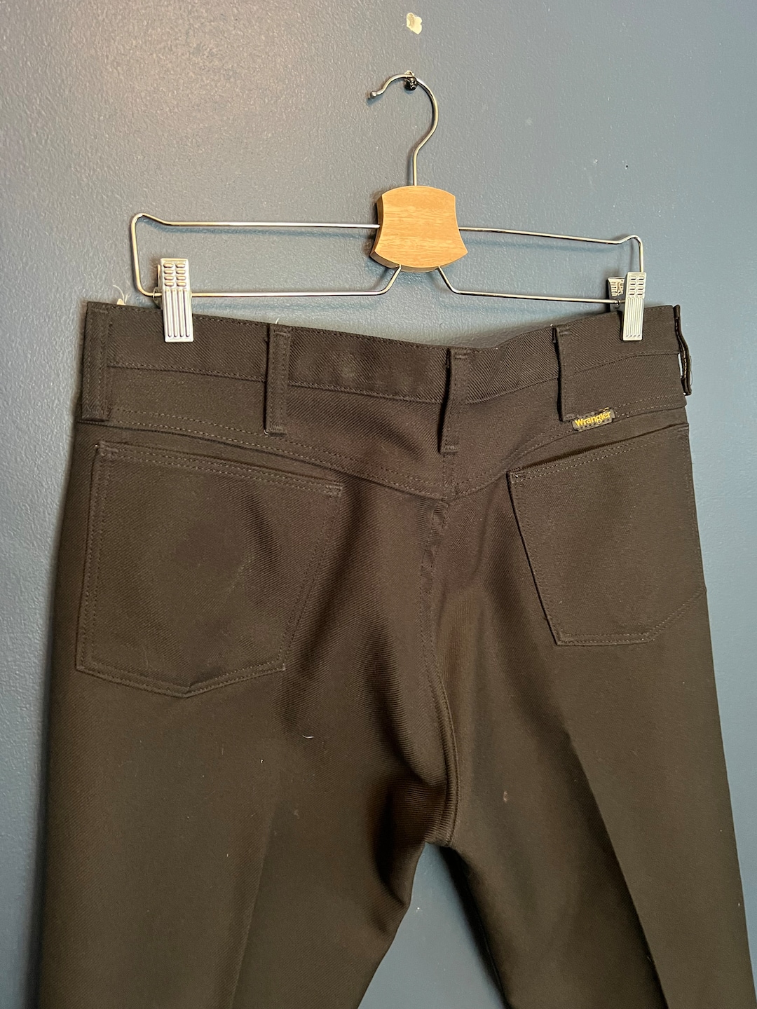 Vintage 90s Wrangler Black Polyester Western Flared Pants Size 36/32 - Etsy