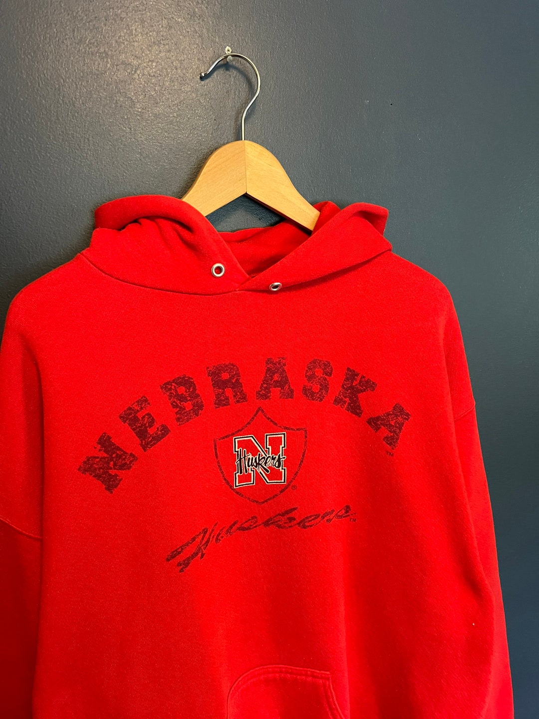 Vintage 90s Logo Athletic University of Nebraska Huskies - Etsy