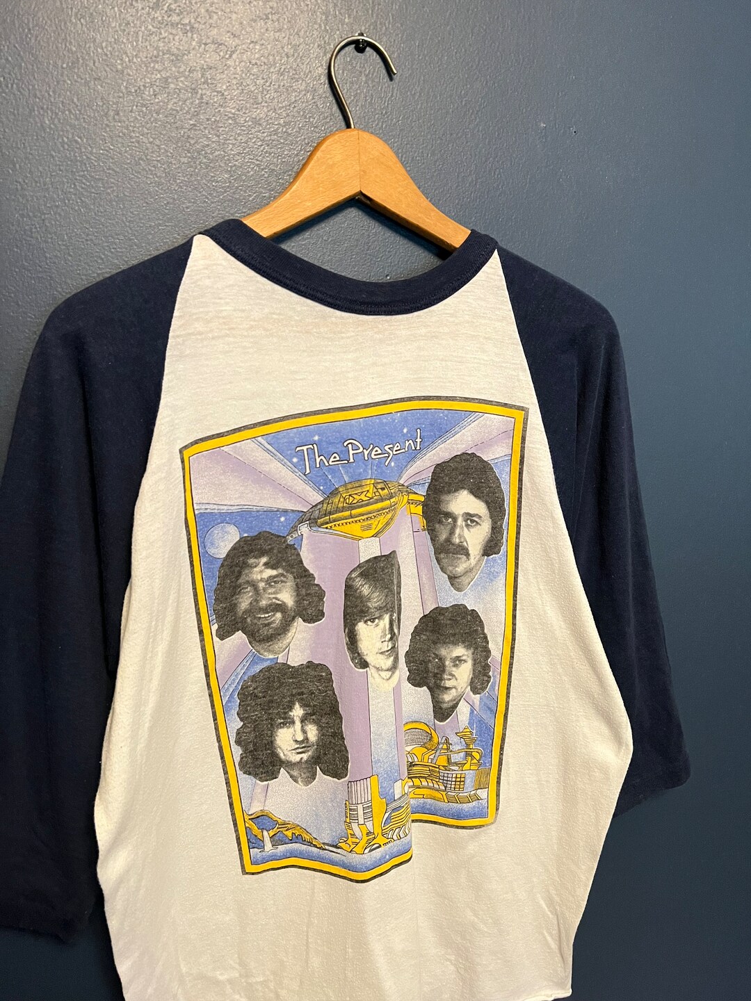 Vintage 80s the Moody Blues Live Concert Raglan Band Tee Size Large - Etsy