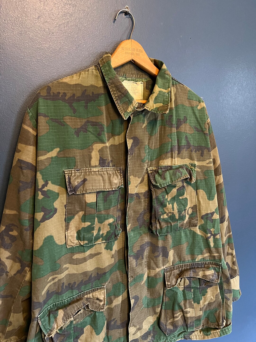 Vintage 70s EDL Camo USMC Field Jacket Size Medium - Etsy