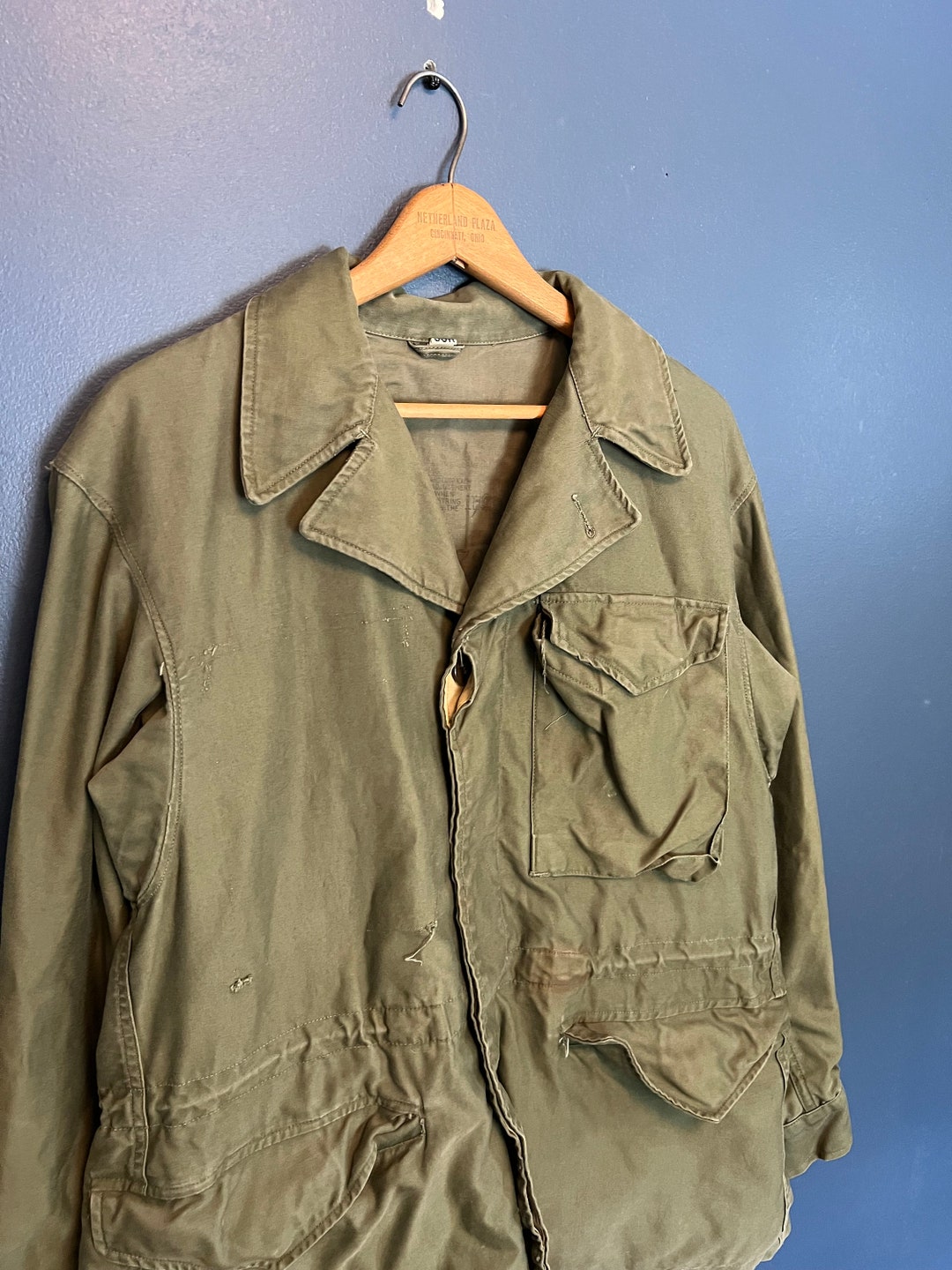 Vintage 50s US Army M1951 Olive Green Field Jacket Size 36R - Etsy