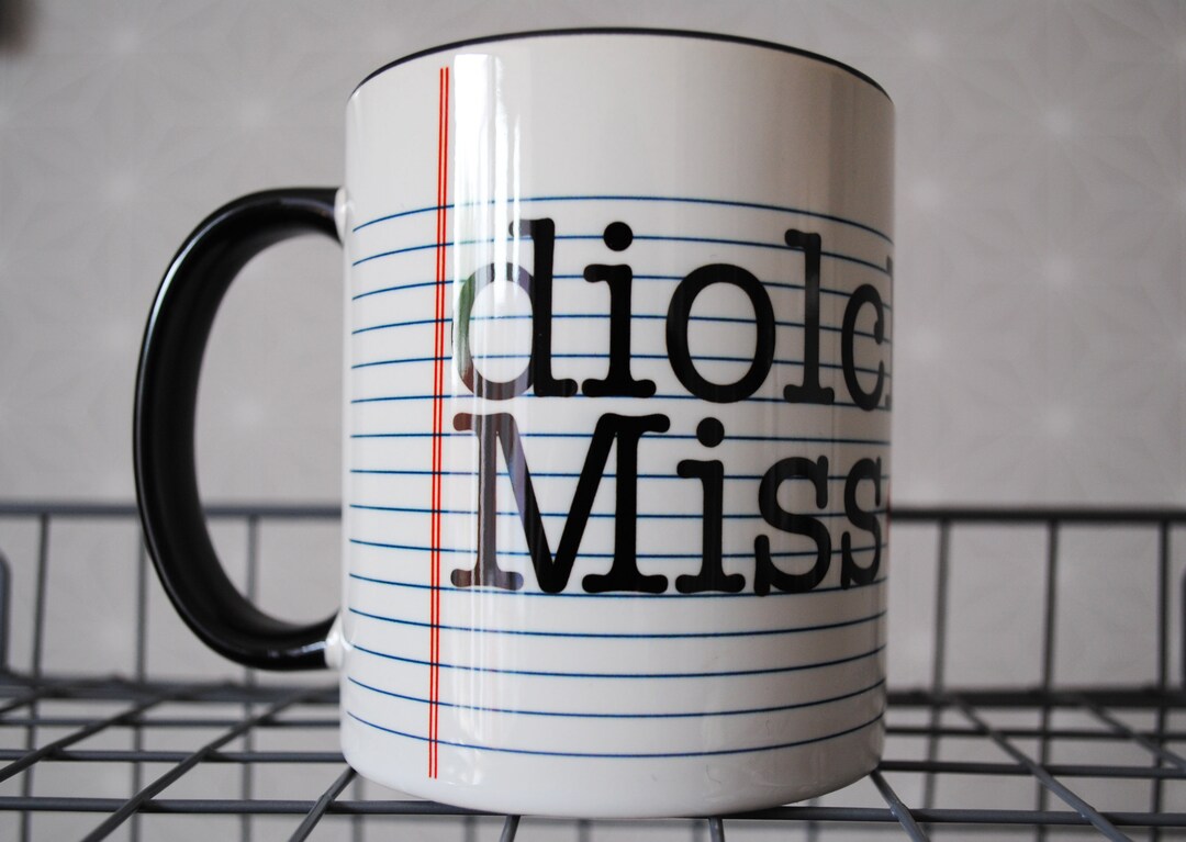 Mug Diolch Miss - Etsy