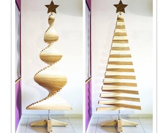 Wooden christmas tree | Etsy