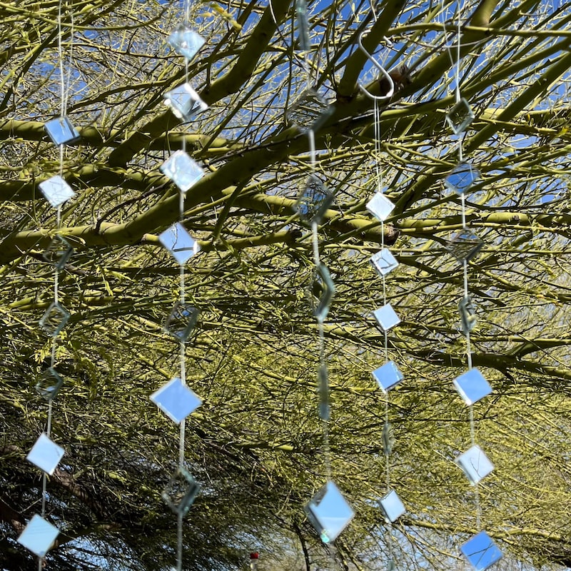 Sun Catcher Garland Mirror - Etsy