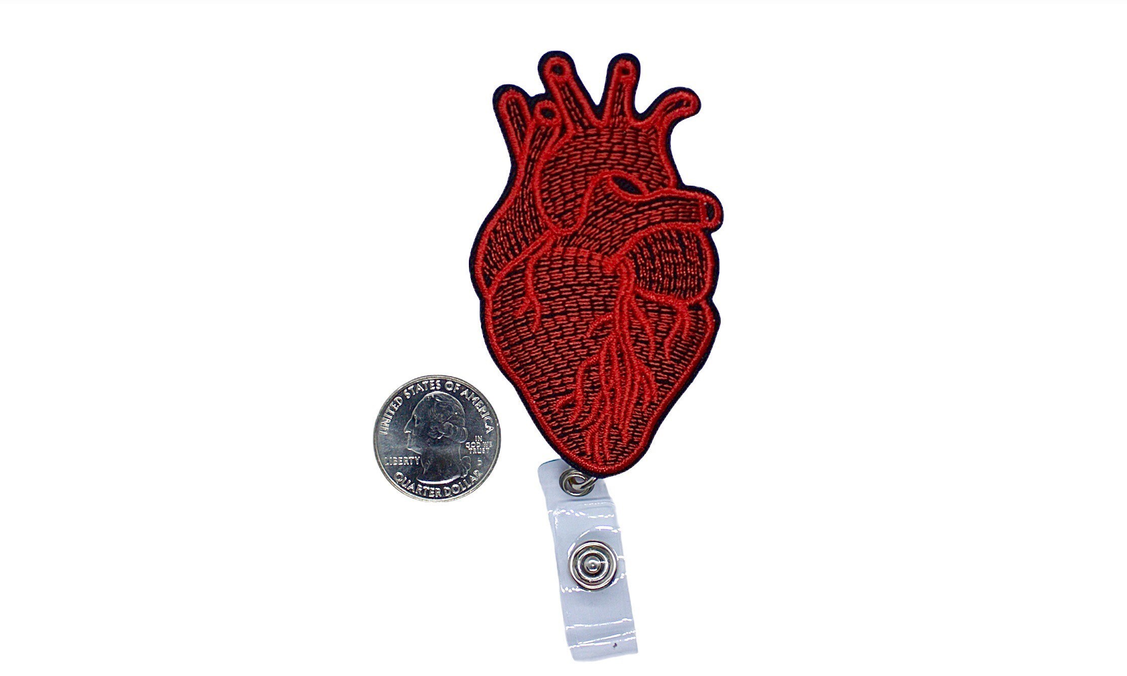 Heart Retractible Badge Reel, Cardiologist Badge, Medical Student Gift ...