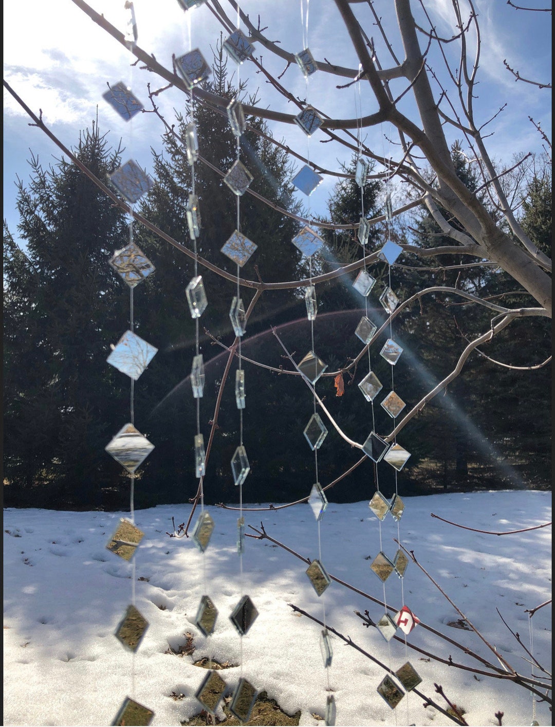 Sun Catchers With ALL MIRRORS for Maximum Sparkle in Your Yard, Tree ...