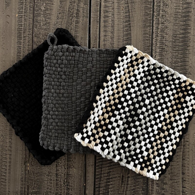 Woven Potholders - Etsy