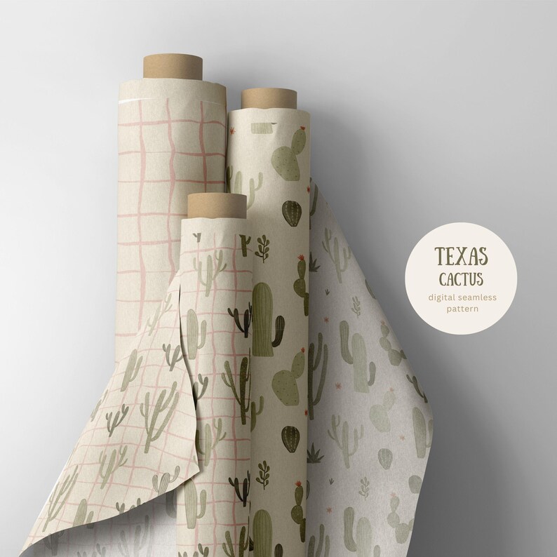 Watercolor Cactus Digital Paper Set, Texas Background, Wild West Cowboy ...