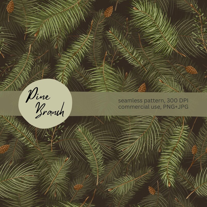 Pine Tree Wall Paper - Etsy