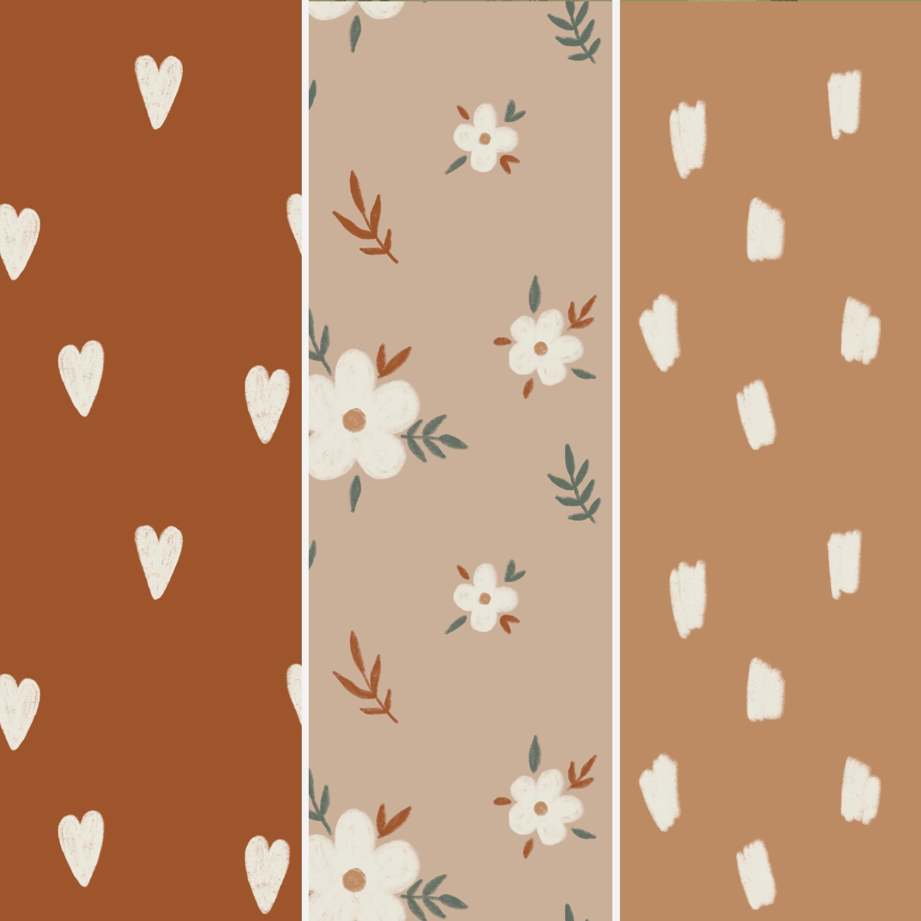 Cozy Village Seamless Digital Paper Set, Boho Home Kitchen Seamless ...