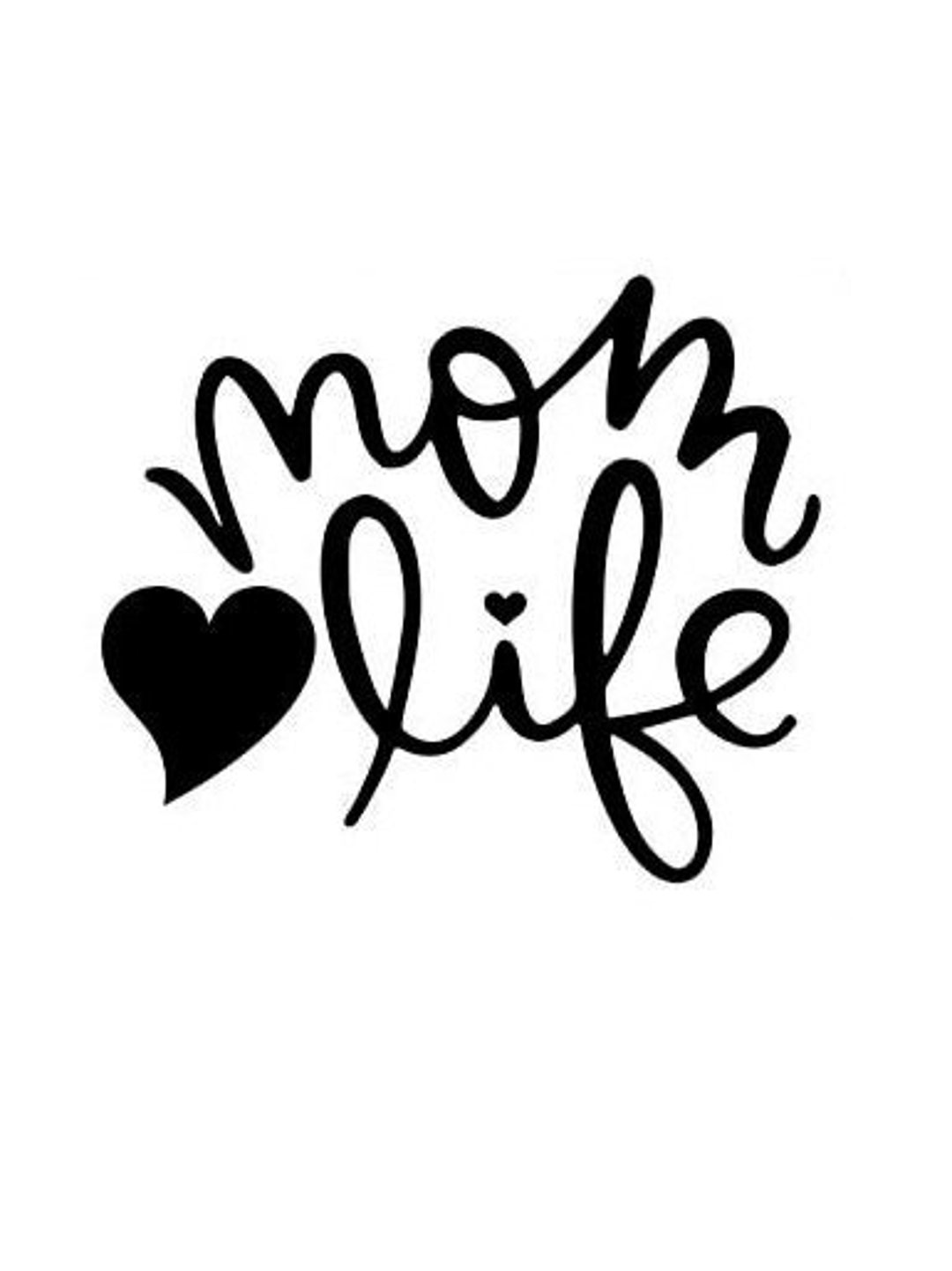 Mom Life Sticker Decal Good for Car Truck Laptop Window. Sticks to Any ...