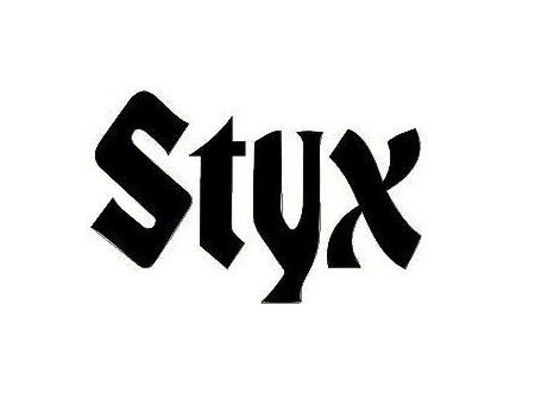 STYX Rock Band Decal Good for Car Truck Laptop Window. Sticks to Any ...