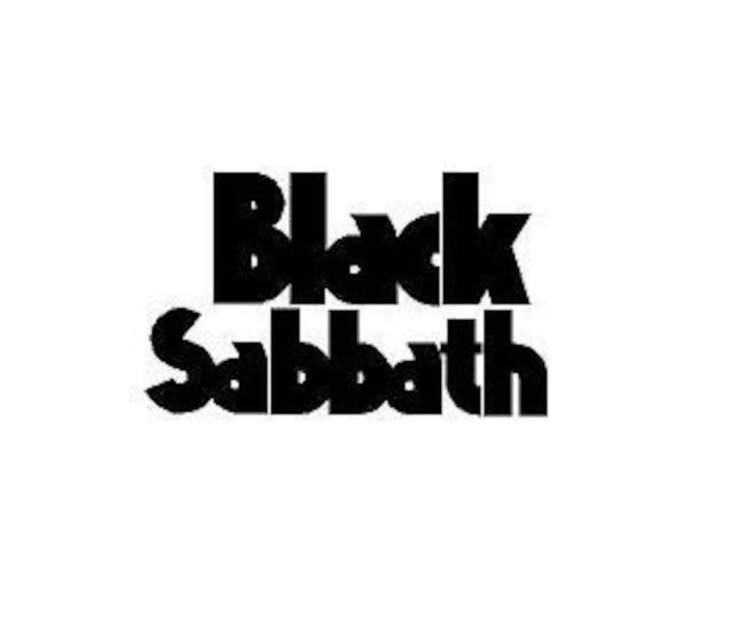 Black Sabbath Rock Band Decal Good for Car Truck Laptop Window. Sticks ...