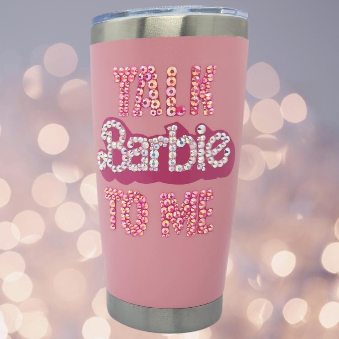 BEJEWELUXE TALK BARBIE Stainless Steel, Pink, Double Walled, Insulated ...
