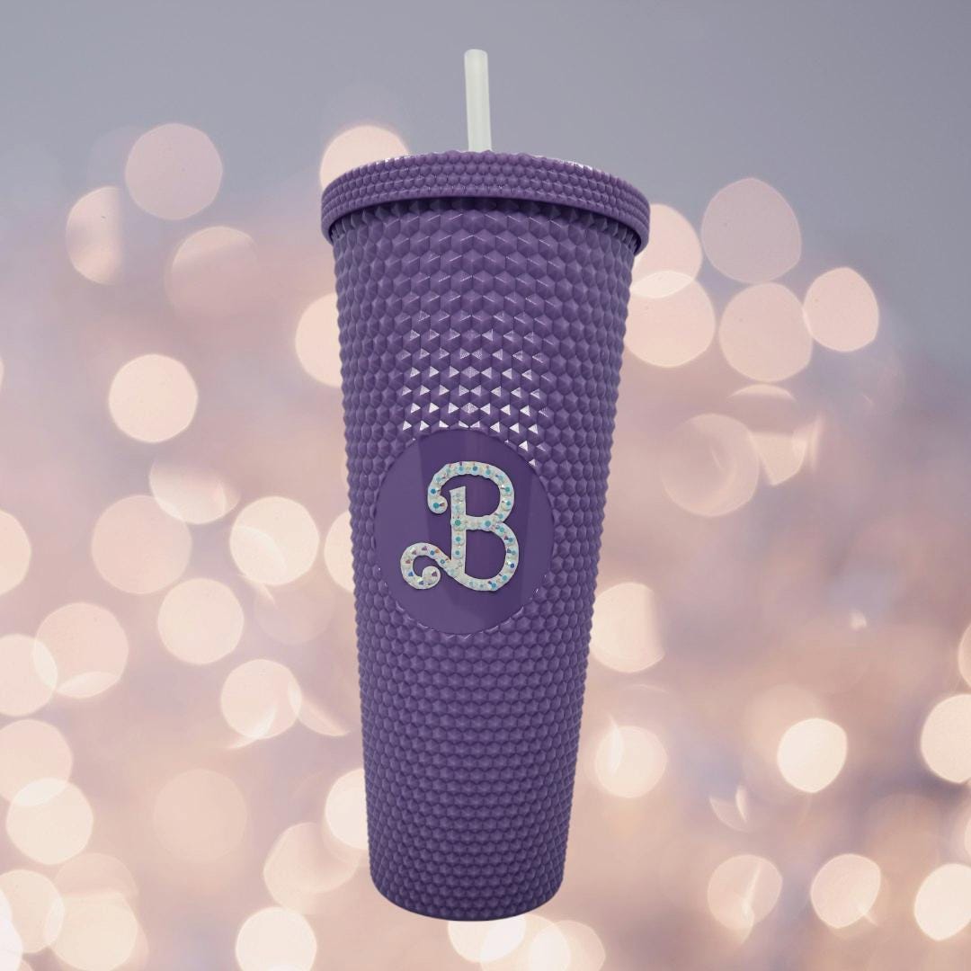 BEJEWELUXE STUDDED BARBIE Lavender, Double Walled, Insulated Reuseable ...