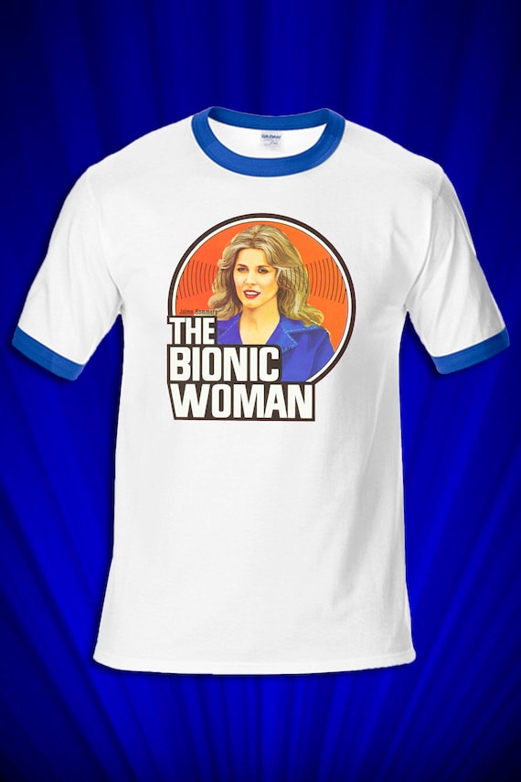 Bionic Woman Ringer T-SHIRT FREE Ship USA | Etsy