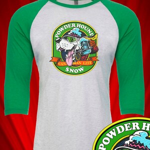 Powder Hound Canadian Beer Retro 80s T-SHIRT FREE Ship USA Ski - Etsy